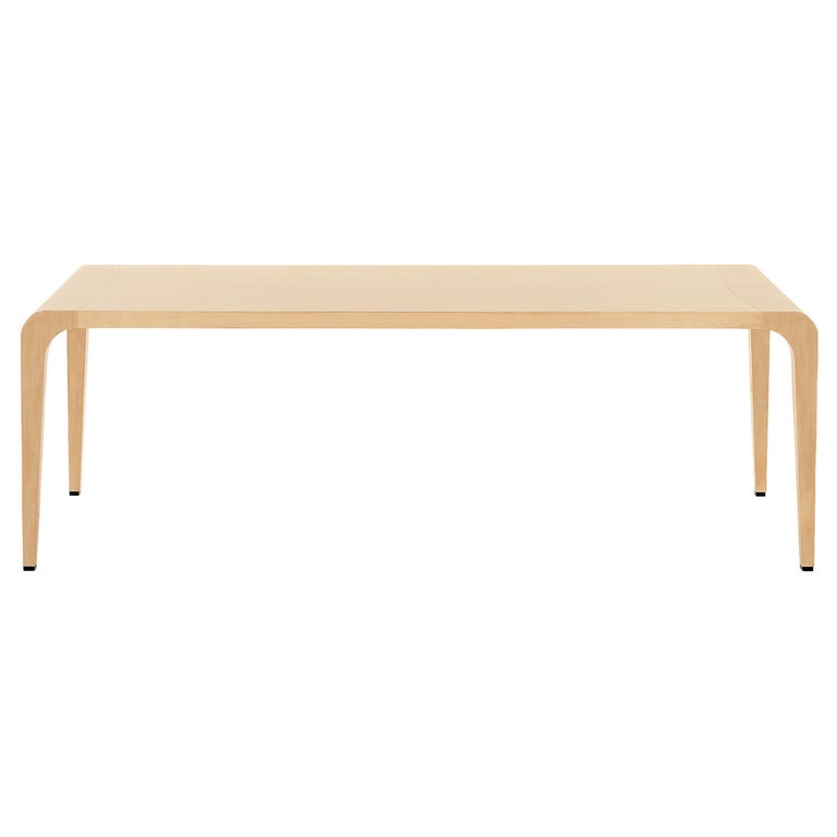 Alias Large 390 Ilvolo Table in Natural Maple Wood Top and Frame For ...