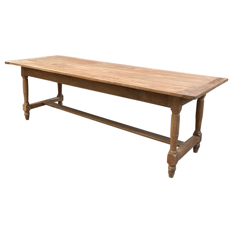 Oak Farmhouse Table at 1stDibs