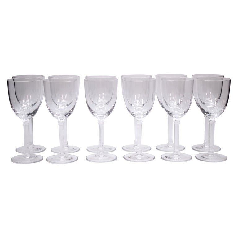 Tiffany Crystal Tableware Wine / Water Service for 14 People For Sale ...