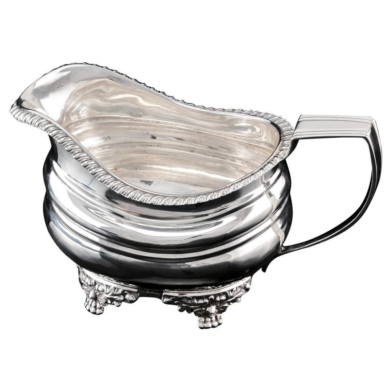 Antique Georgian Solid Silver Regency Style Milk Jug/Pitcher, William ...