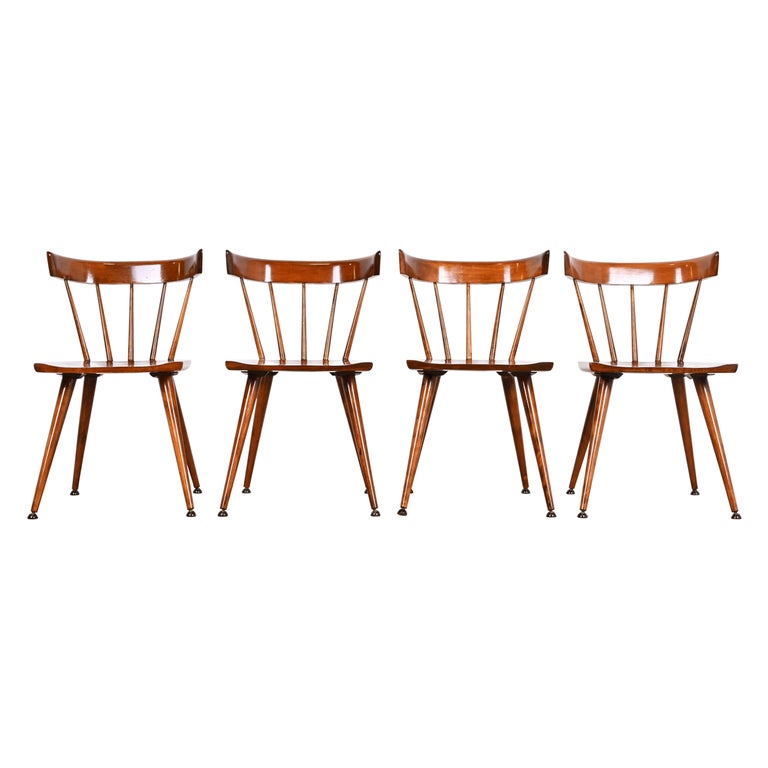 Paul McCobb Planner Group Mid-Century Modern Spindle Back Dining Chairs ...