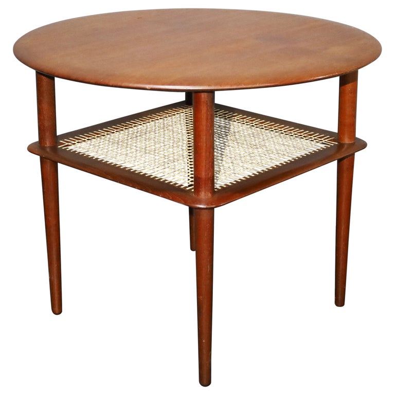 Peter Hvidt and Orla Mølgaard-Nielsen Teak Side Table For Sale at 1stDibs