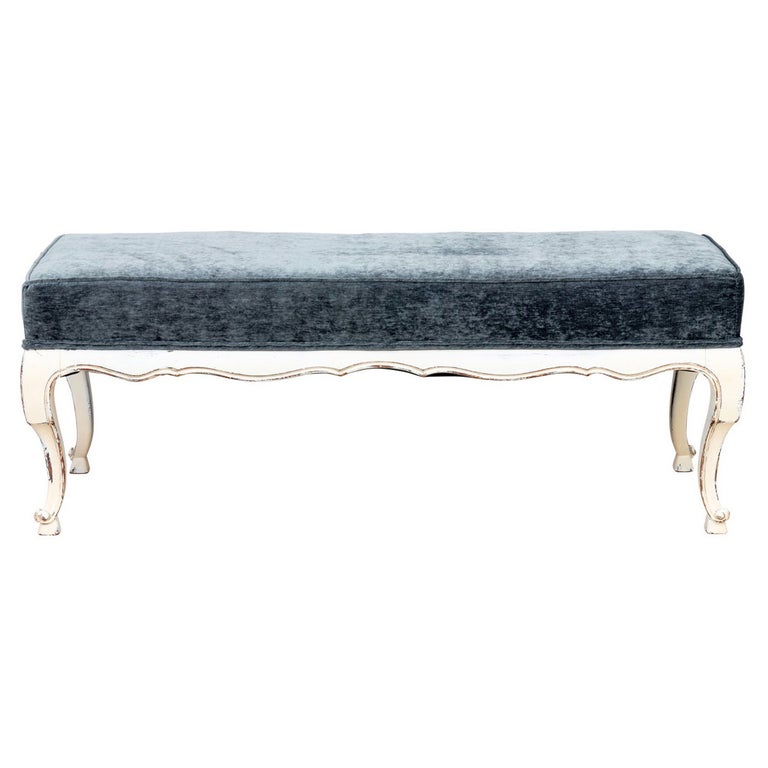 Painted French Bench at 1stDibs