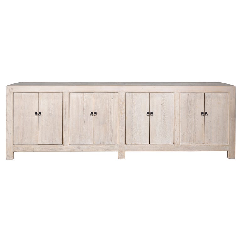 Six Drawer Bleached Elm Server For Sale at 1stDibs