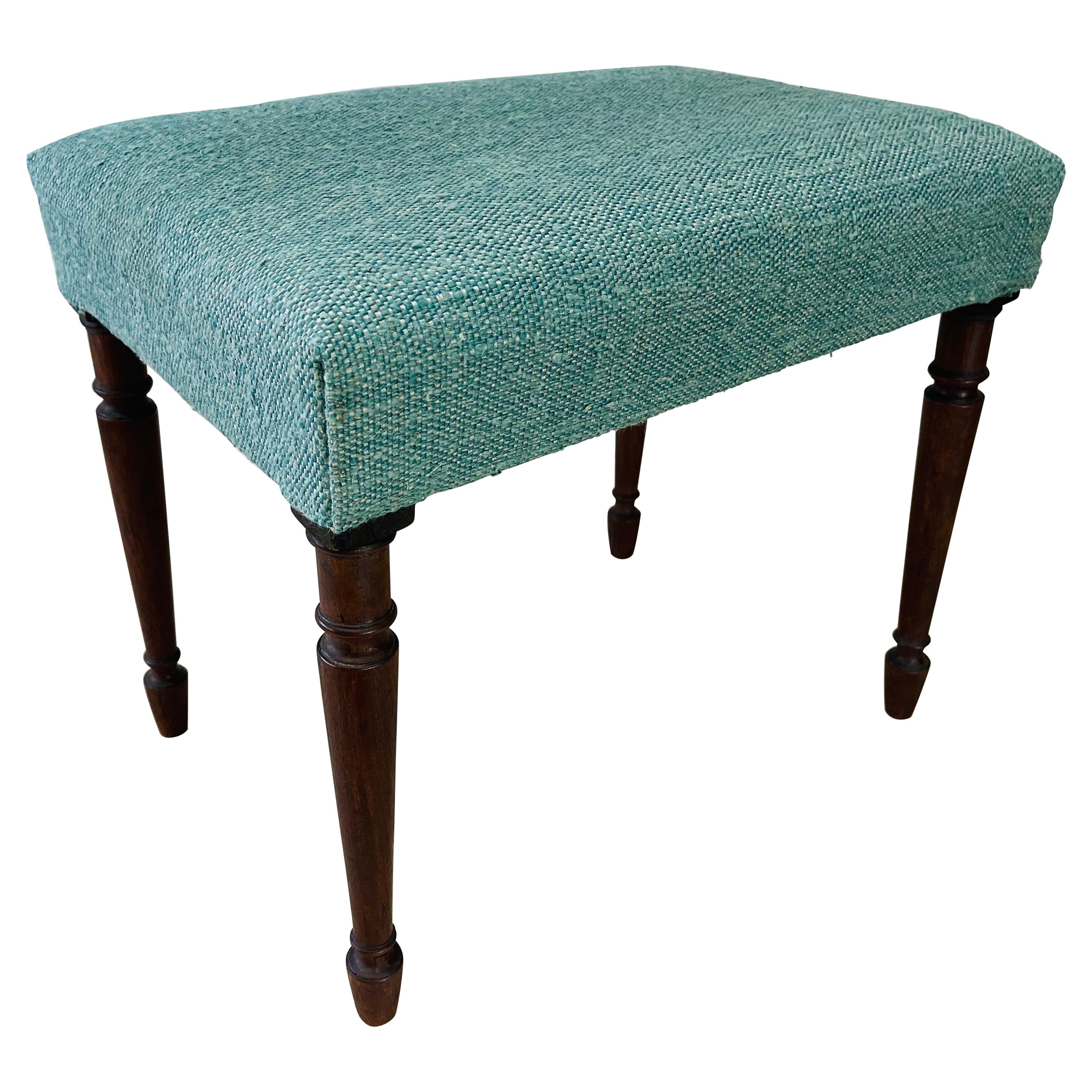 Mid-Century Lounge Chair and Footstool with Tubular Steel Legs, Europe ...