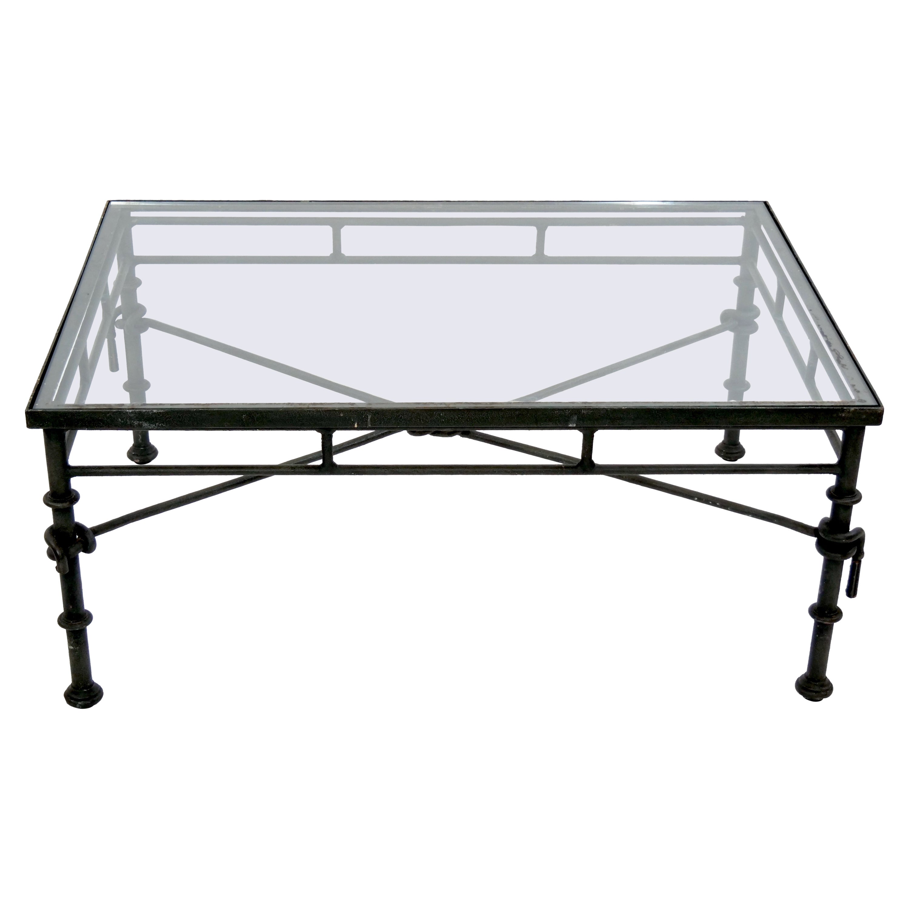 Antique hand Wrought Painted Snake table For Sale at 1stDibs