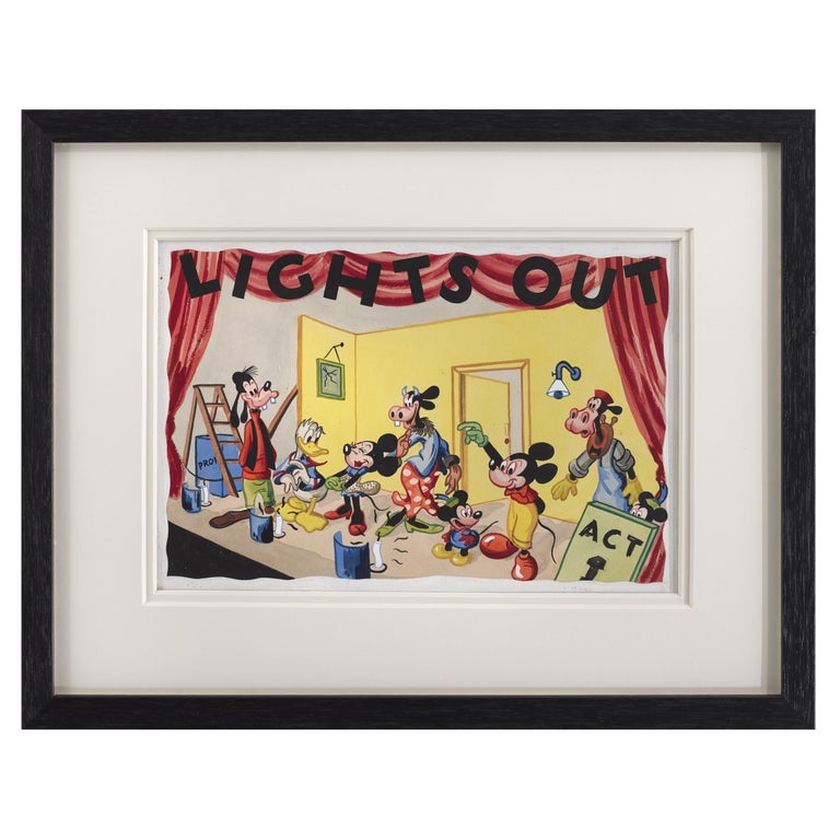 Mickey Mouse / Éclairs extérieurs En vente sur 1stDibs