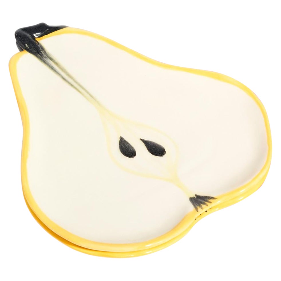 Set of Two Italian Pear Plates at 1stDibs