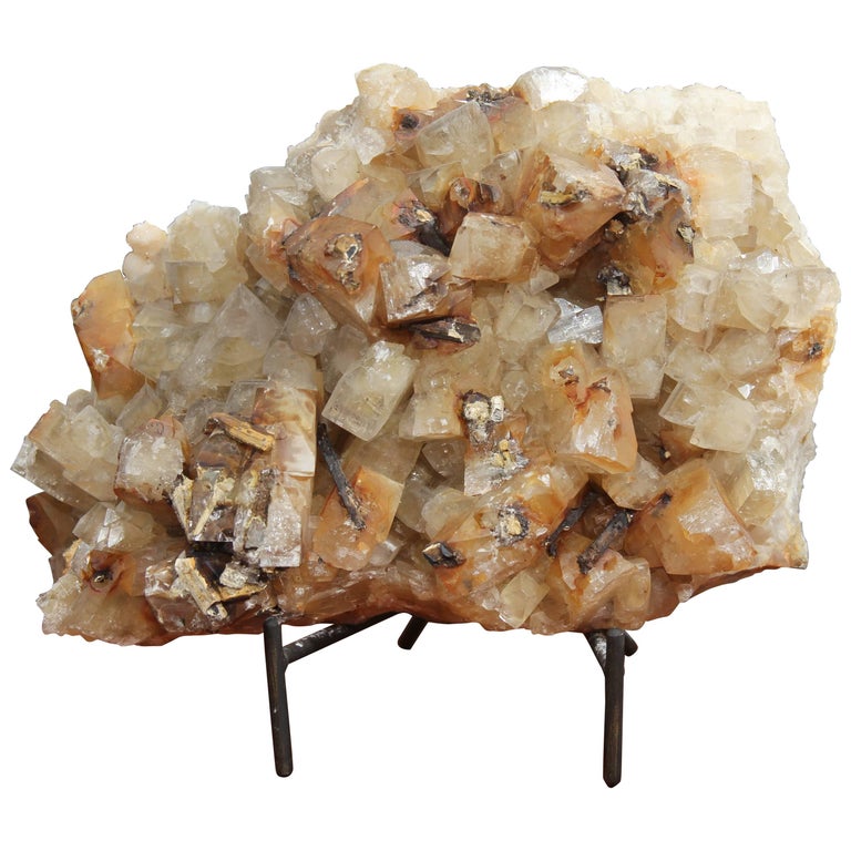 Large Crystal Specimen with Stand at 1stDibs