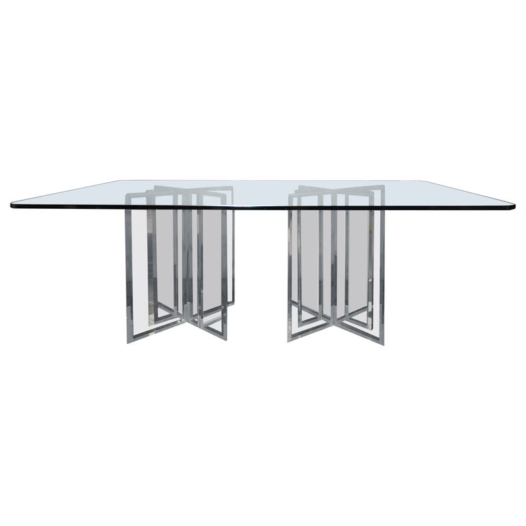 Jeffrey Bigelow Stella Prism Dining Table For Sale at 1stDibs