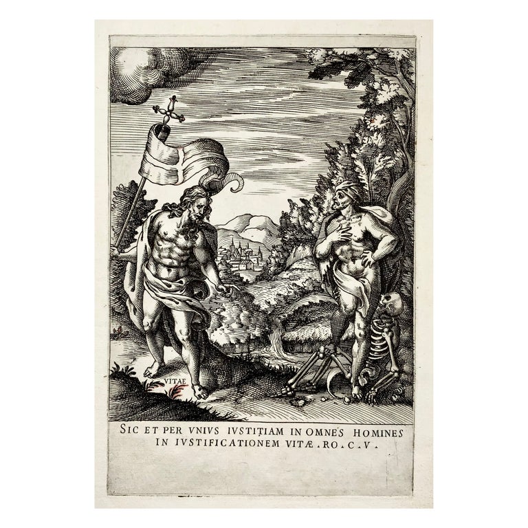 Giovanni Battista Cavalieri 'D.1597', Rare Dance of Death, Ars Moriendi ...