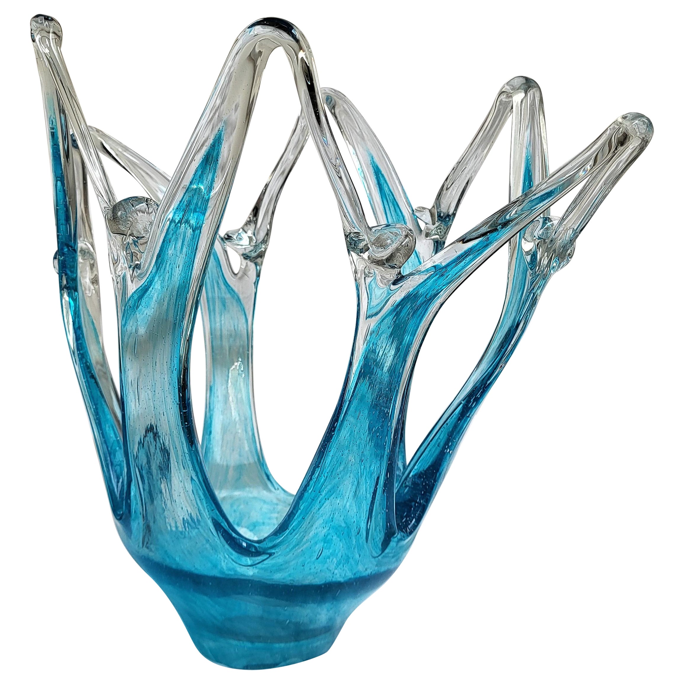 Midcentury Italian Murano Glass Centerpiece at 1stDibs