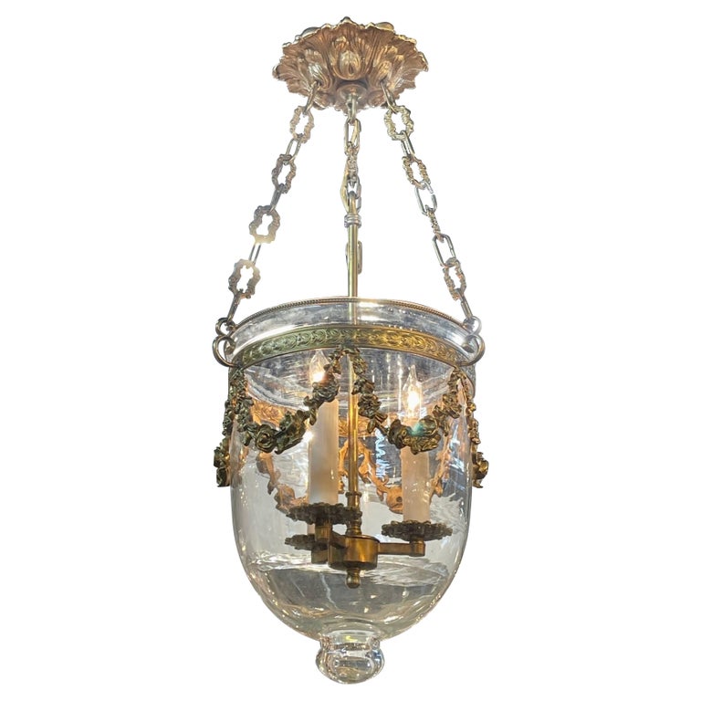French Louis XVI Bell Form Lantern For Sale at 1stDibs