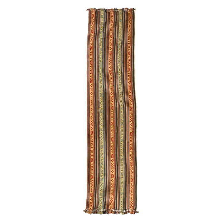 Mongolian Kilim Runner For Sale at 1stDibs