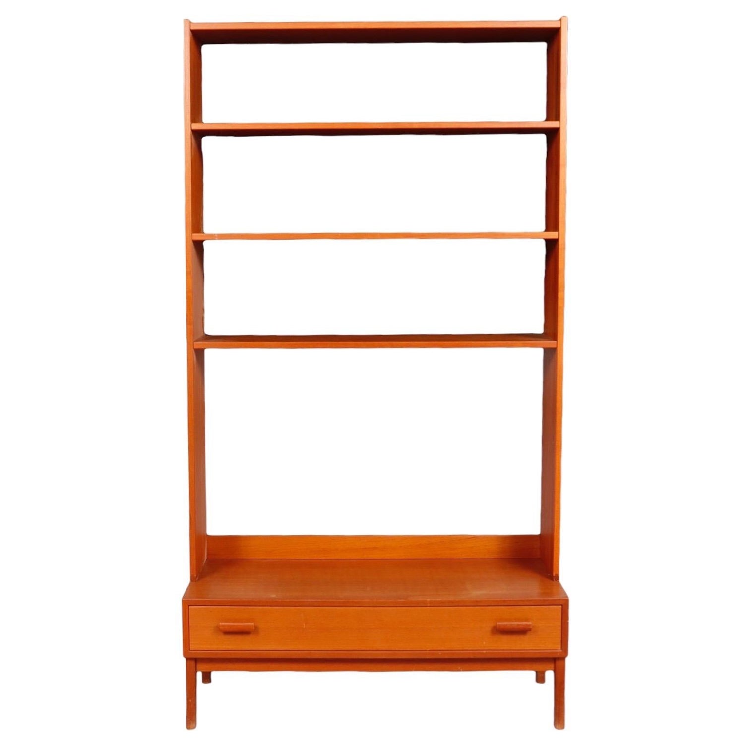 Italian Teak Bookcase, 1955 at 1stDibs