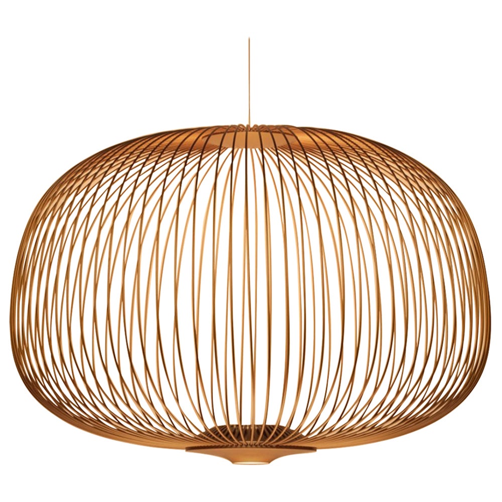 Garcia and Cumini 'Spokes 2’ Metal Suspension Lamp in Copper for ...