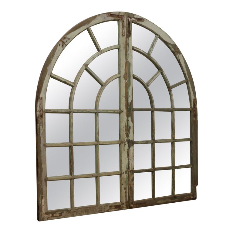 English Arched Window Mirror For Sale at 1stDibs