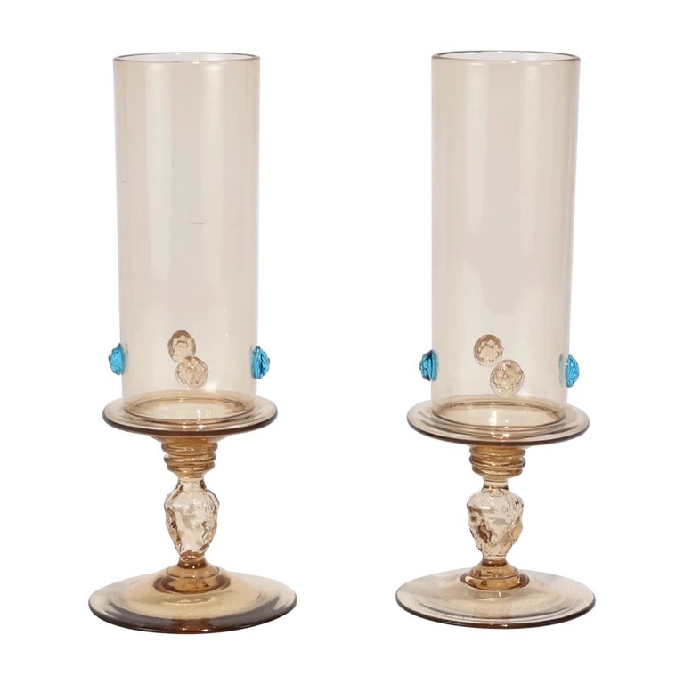 Italian Glass Flutes at 1stDibs