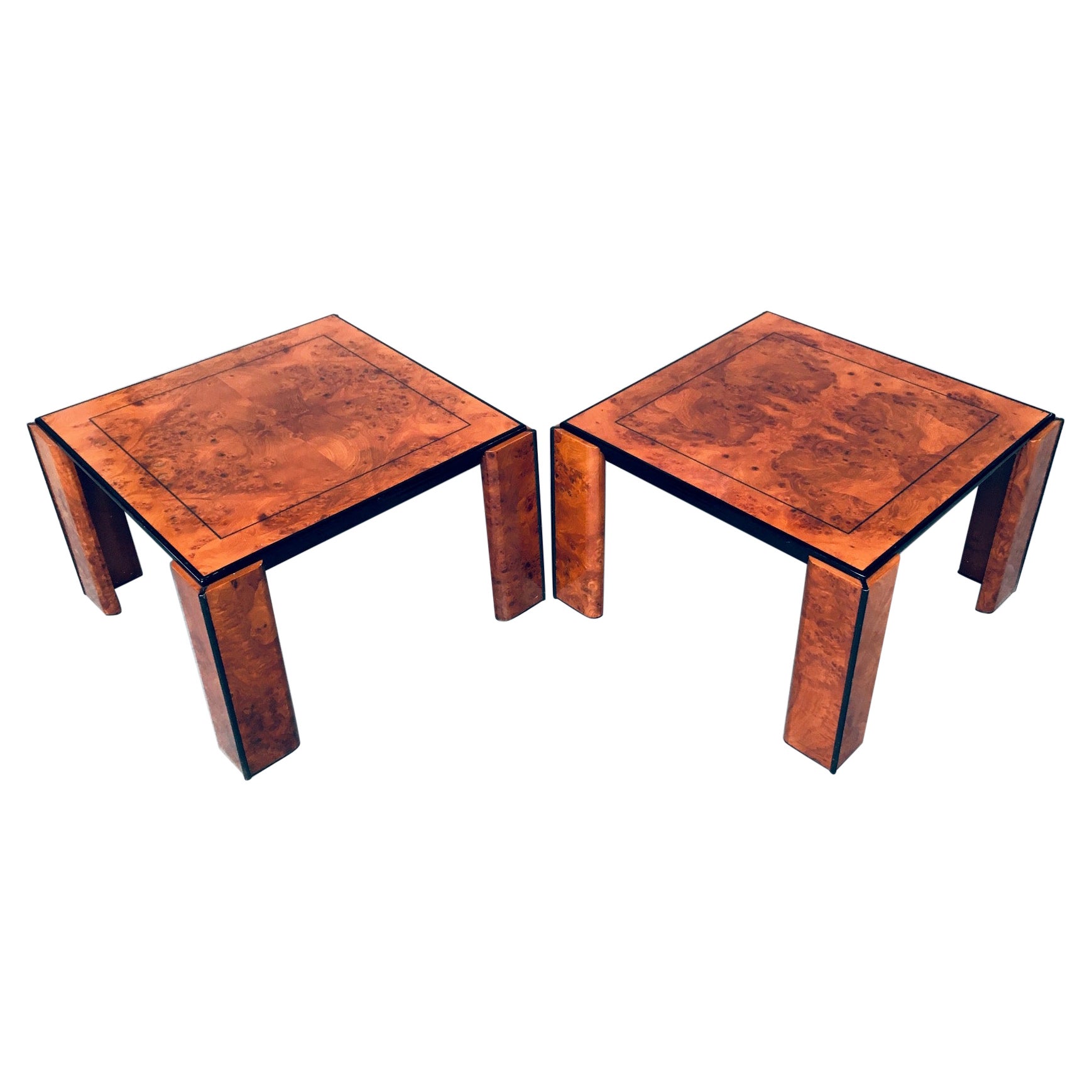 Postmodern Italian Marble Side Tables For Sale at 1stDibs