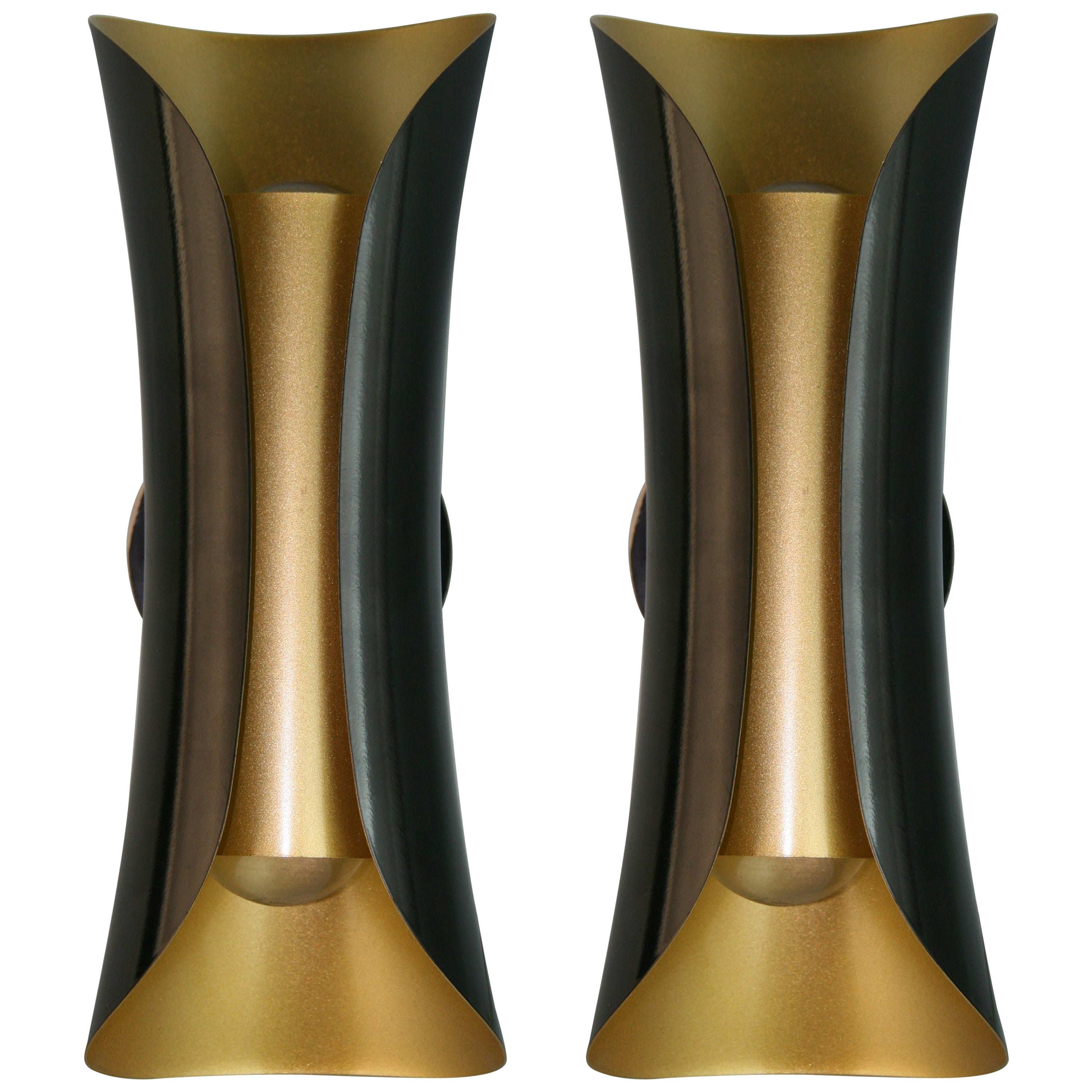 Two Way Sconce Light Black For Sale at 1stDibs