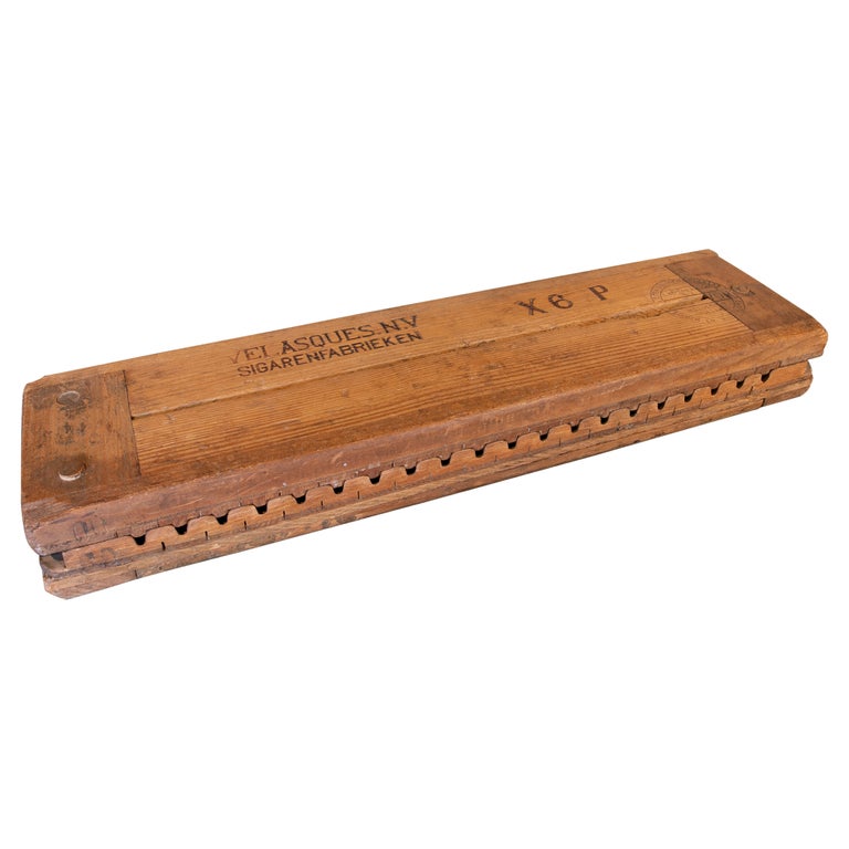 Dutch Cigar Making Tool with Inscriptions Velasques N.V. For Sale at ...