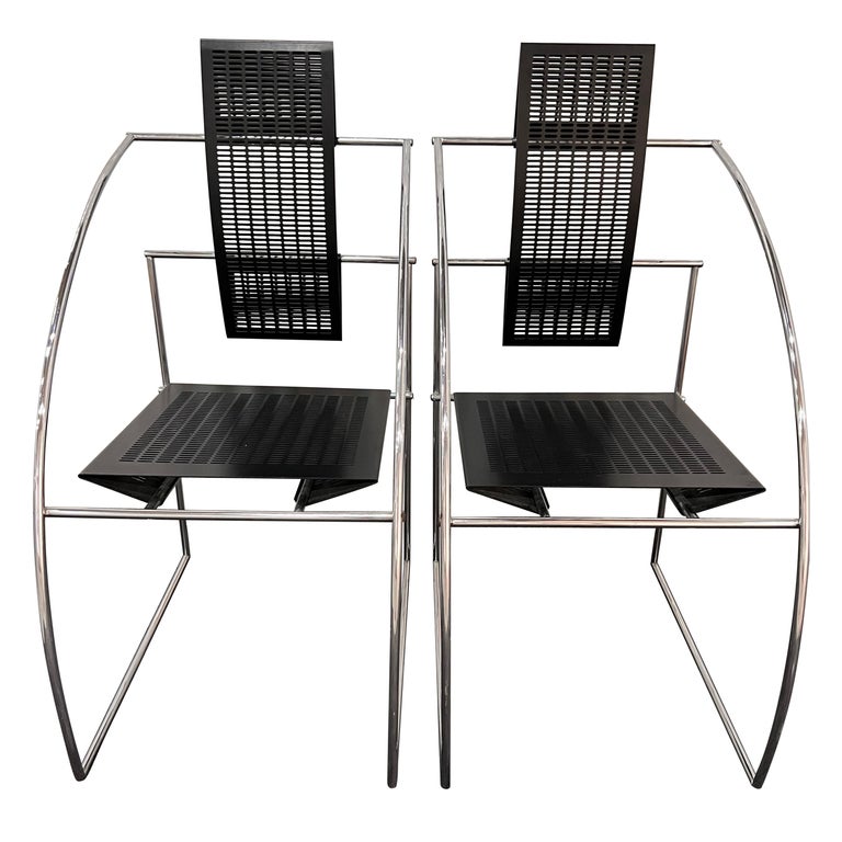 Mario Botta Quinta Chairs for Alias, a Pair For Sale at 1stDibs
