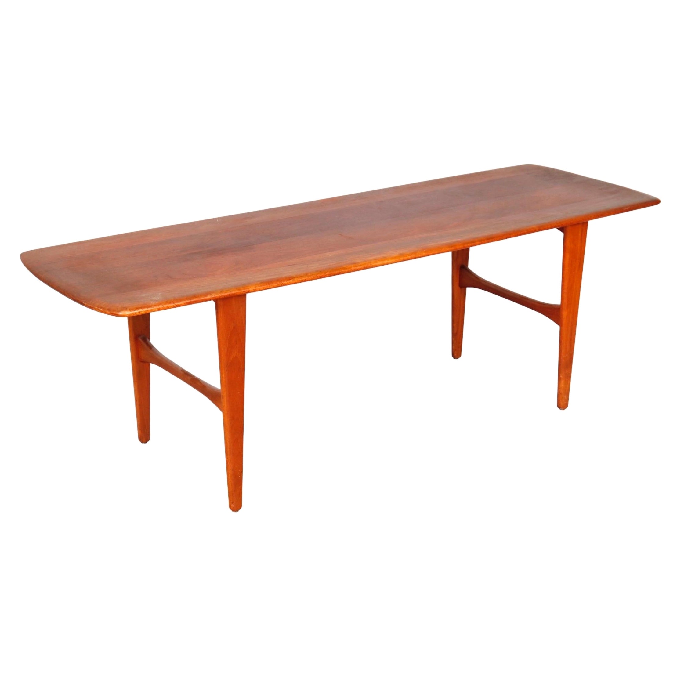 Mid Century Danish Teak Coffee Table at 1stDibs