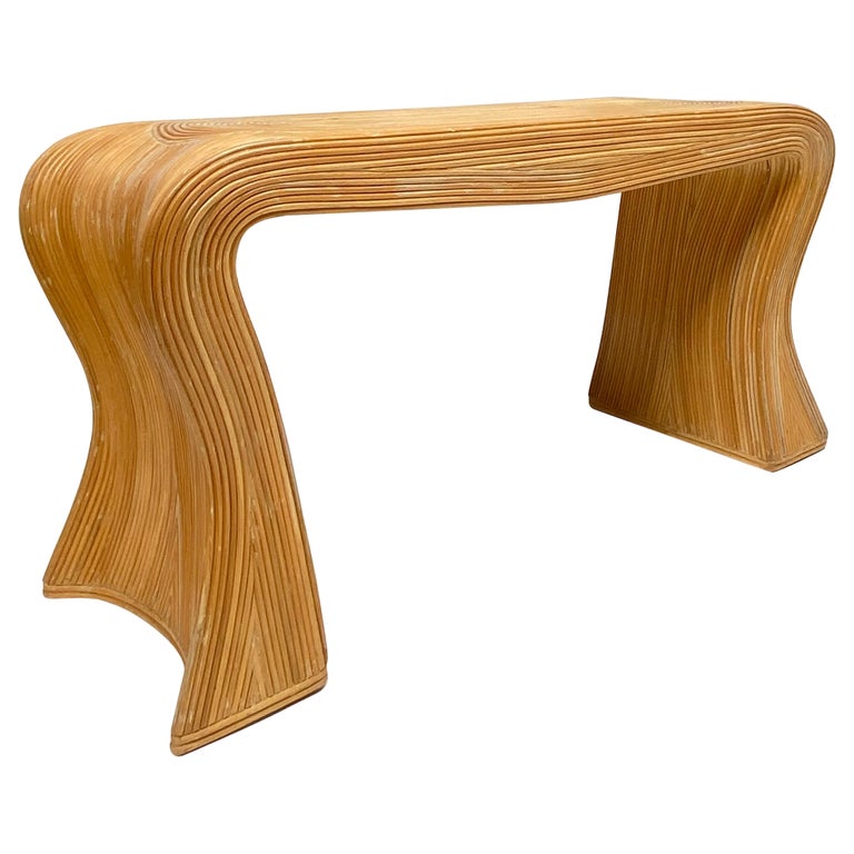 Bohemian Gabriella Pencil Reed Console Table, Italy, 1988 For Sale at ...