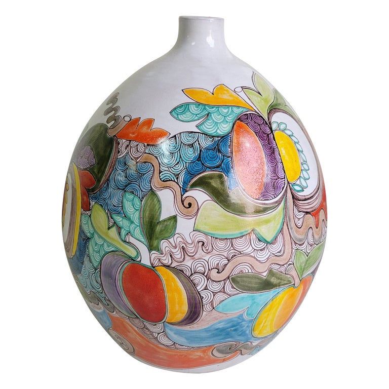 Massive DeSimone Italian Floor Vase For Sale at 1stDibs