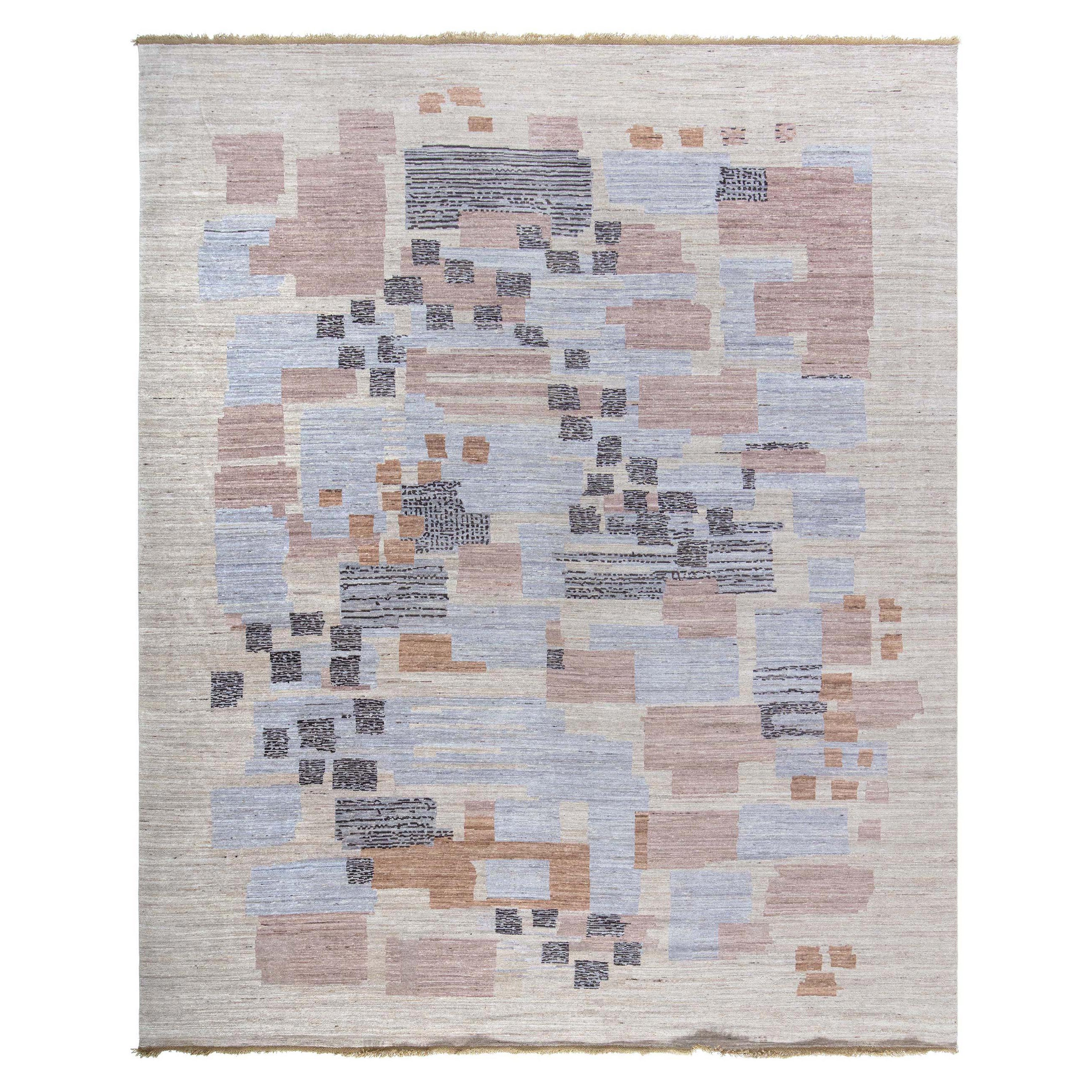 Contemporary Bluebell Swedish Rya Design Rug by Doris Leslie Blau For ...