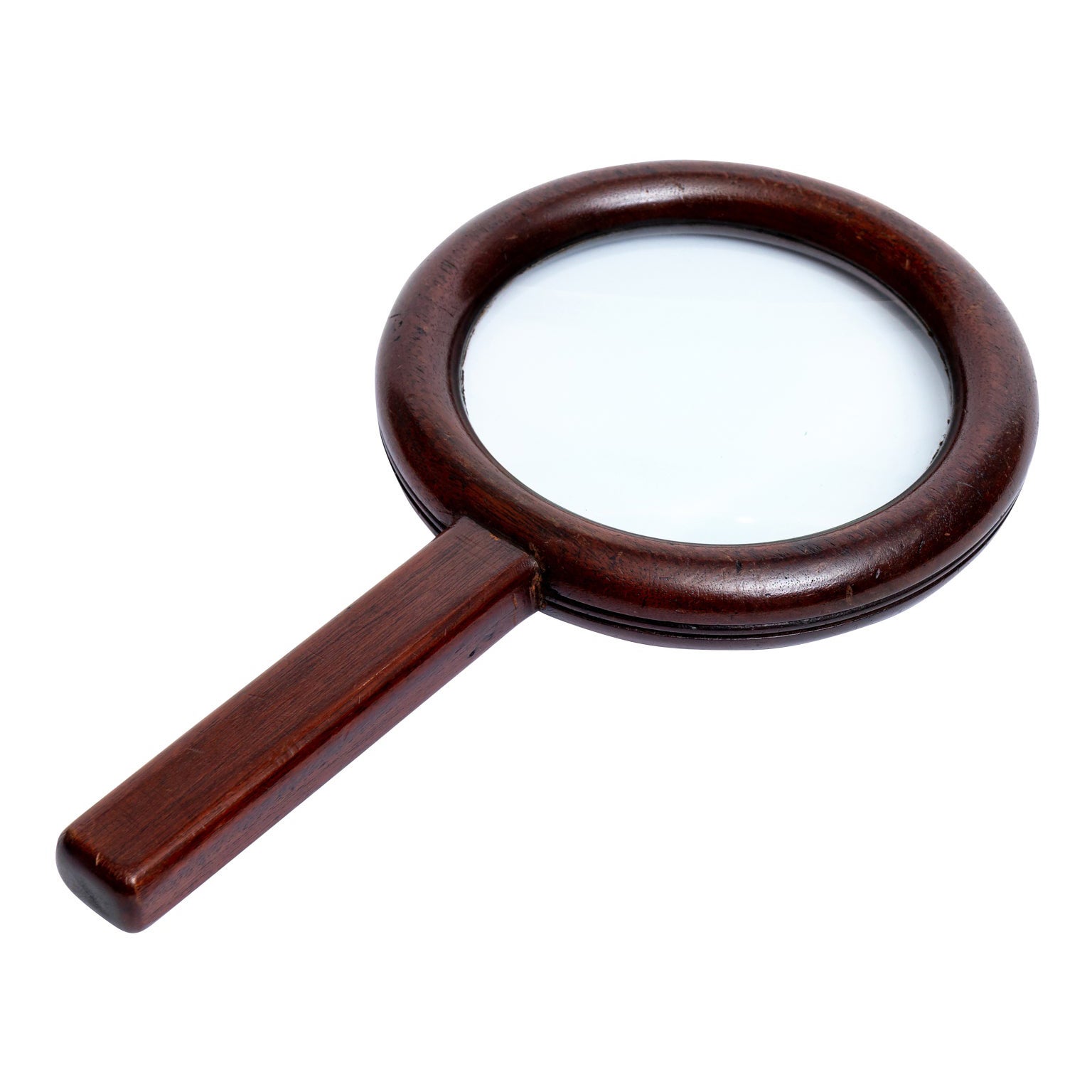 Small Pocket Compass Made of Brass with Magnifying Glass, 1930s at 1stDibs