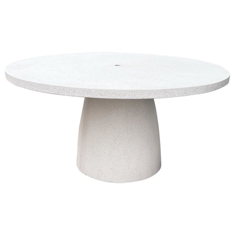 Cast Resin 'Hive' Dining Table, White Stone Finish by Zachary A. Design ...