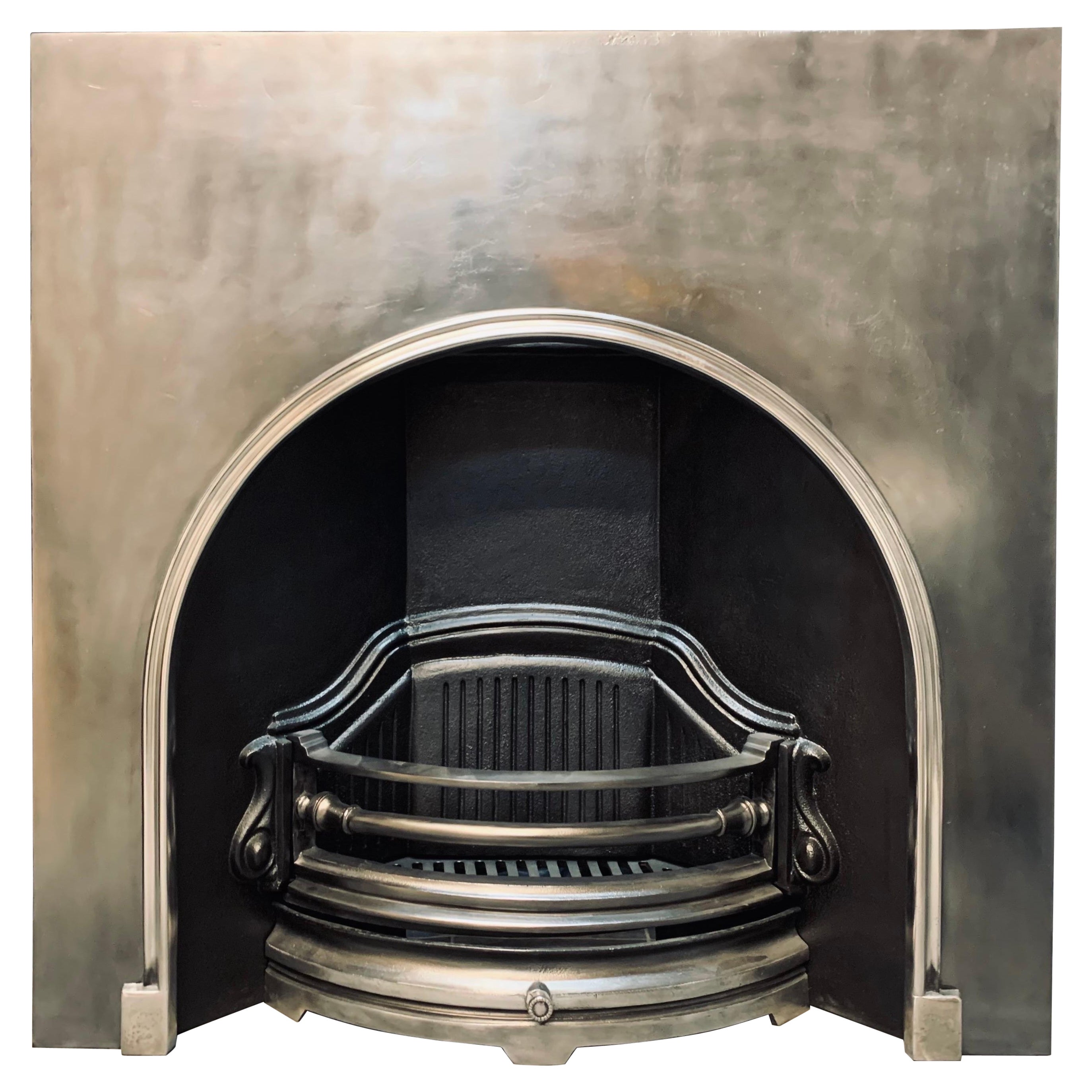 19th Century Victorian Style Cast Iron Fireplace Insert at 1stDibs