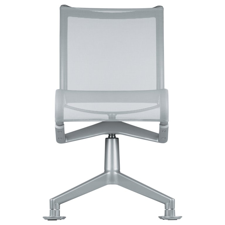 Alias 436 Meetingframe 44 Chair in Light Grey Mesh with Lacquered ...