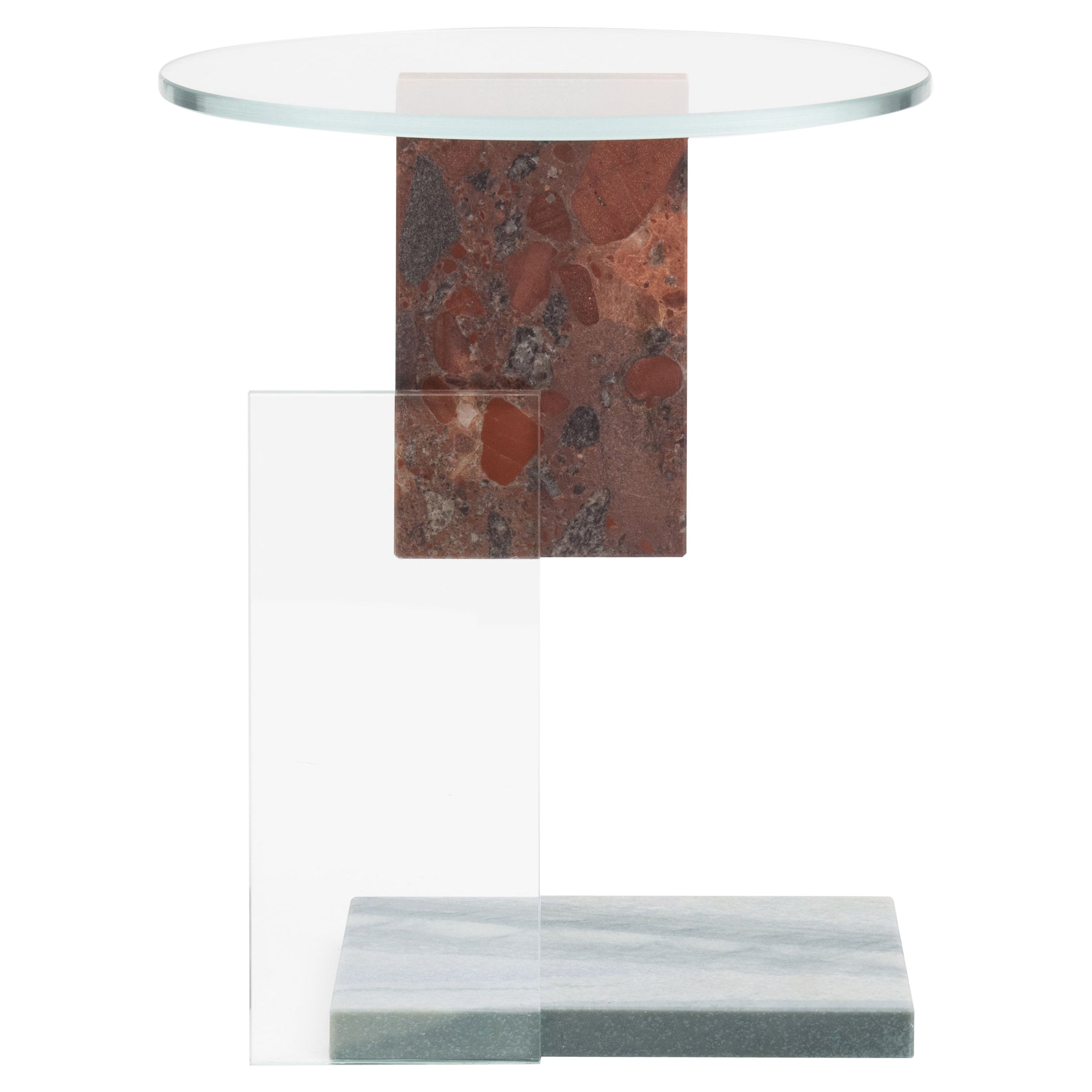 Arch Buffon Marble Side Table by Frédéric Saulou For Sale at 1stDibs