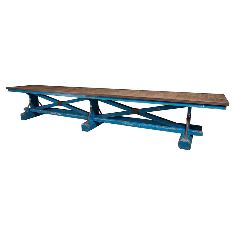Exceptional Table from Moto Guzzi Motorcycle Factory For Sale at 1stDibs