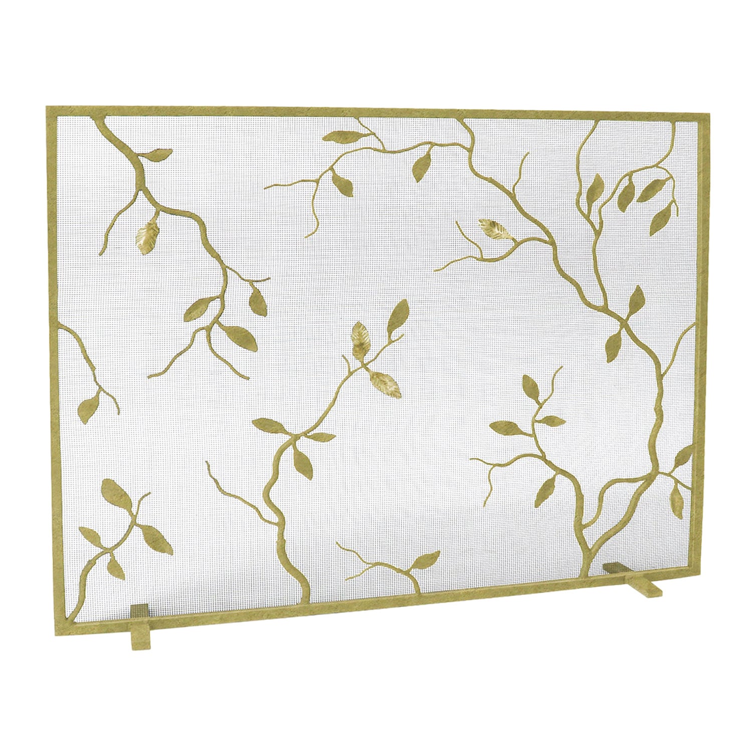 Lennox Fireplace Screen in Aged Gold For Sale at 1stDibs