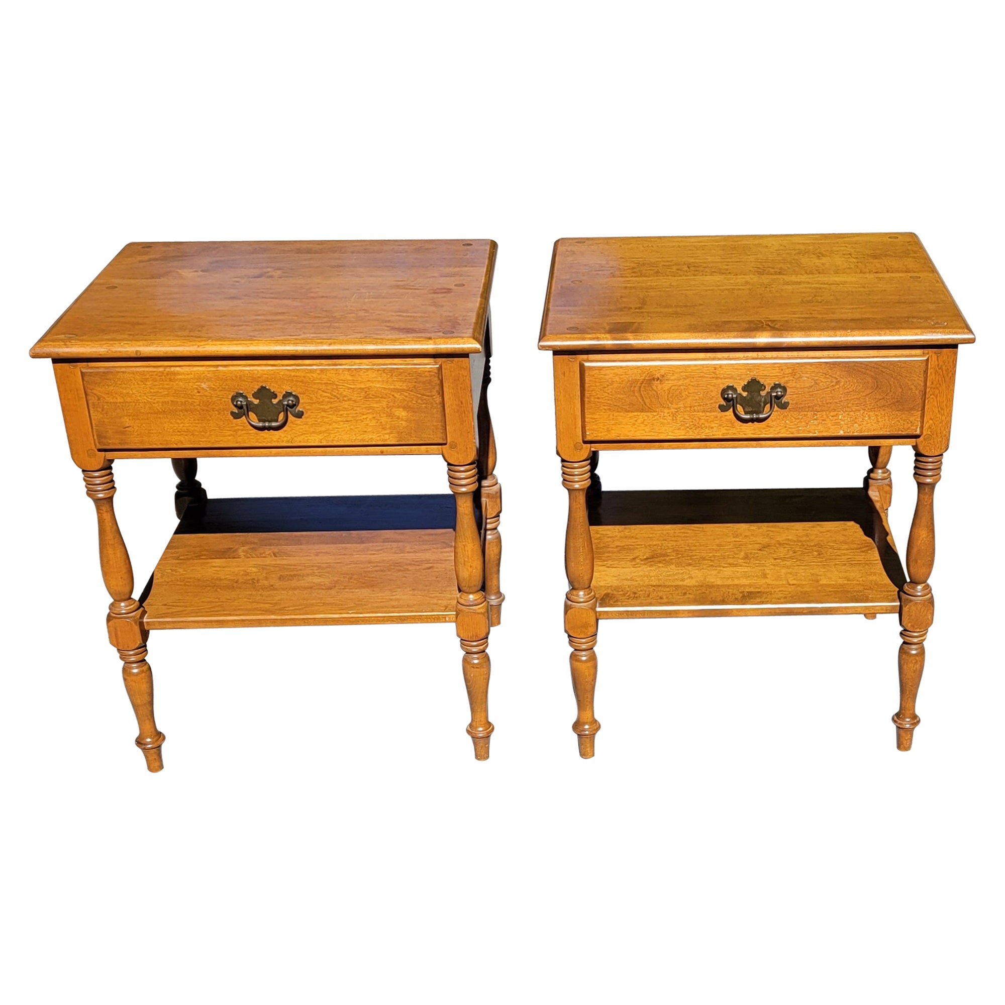 1970s, Ethan Allen Solid Cherry Butler Table For Sale at 1stDibs ...