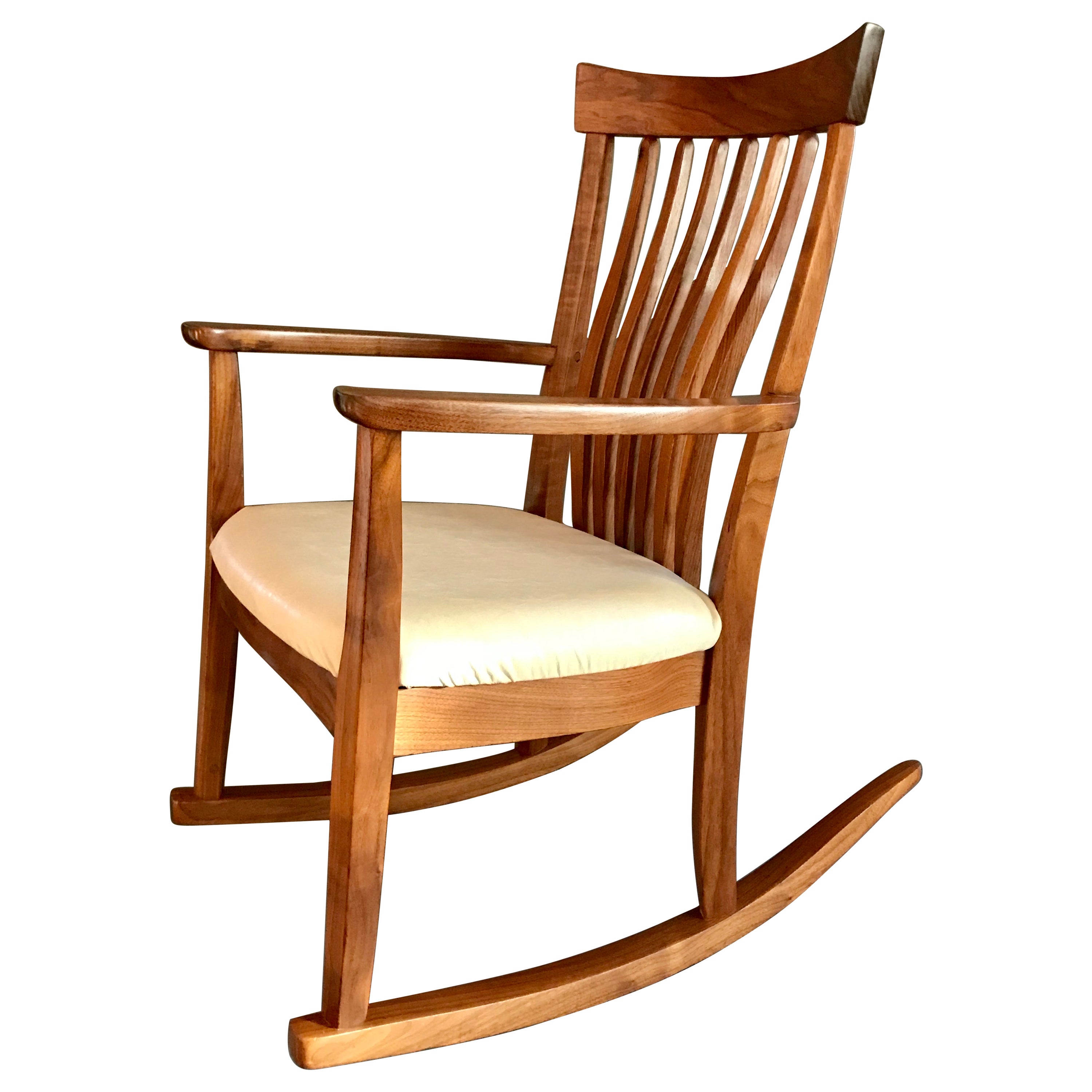 Armless Rocker Designed by Adrian Pearsall for Craft Associates at 1stDibs