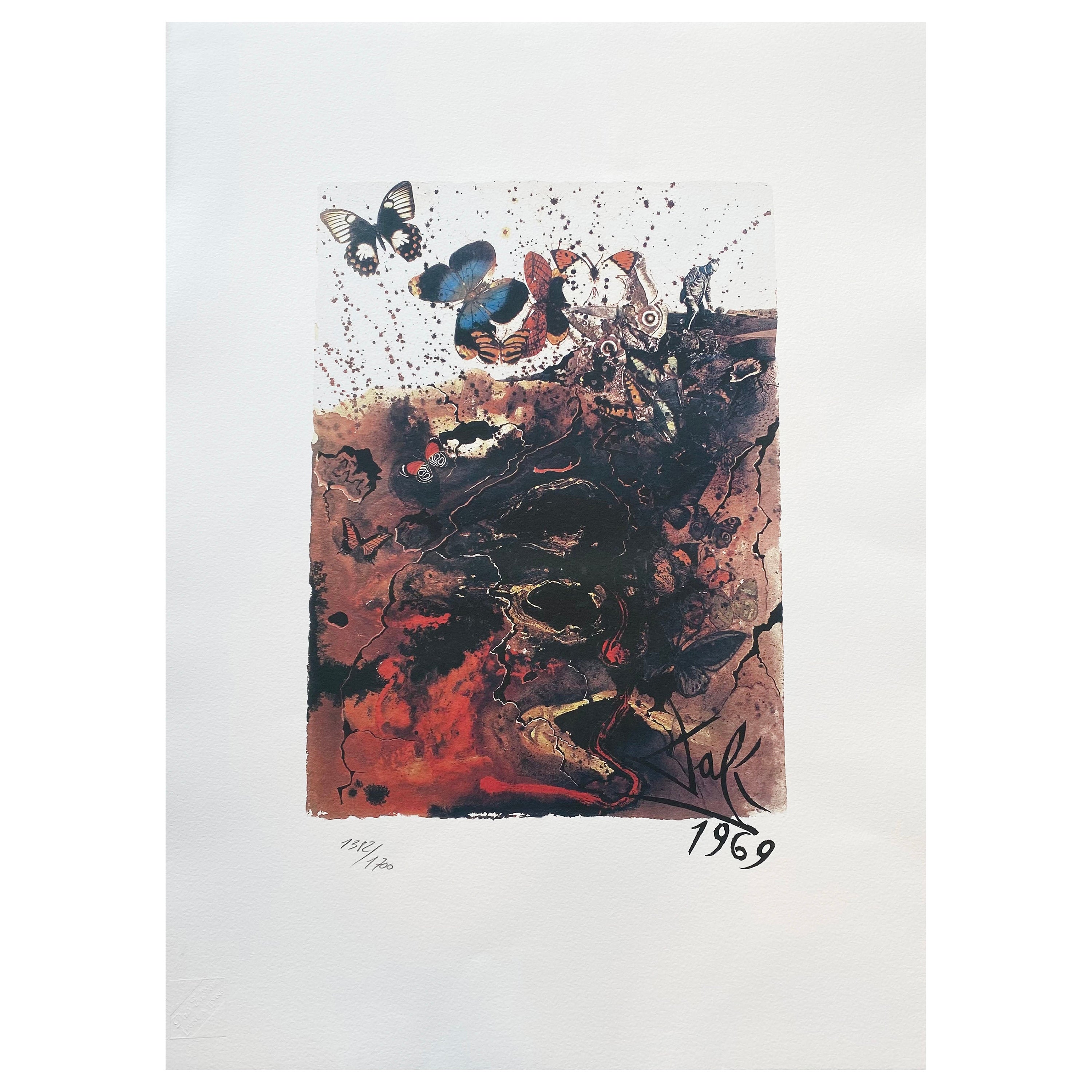 Salvador Dali Etching, Lithograph, Aquatint, Signed Pencil from Series ...
