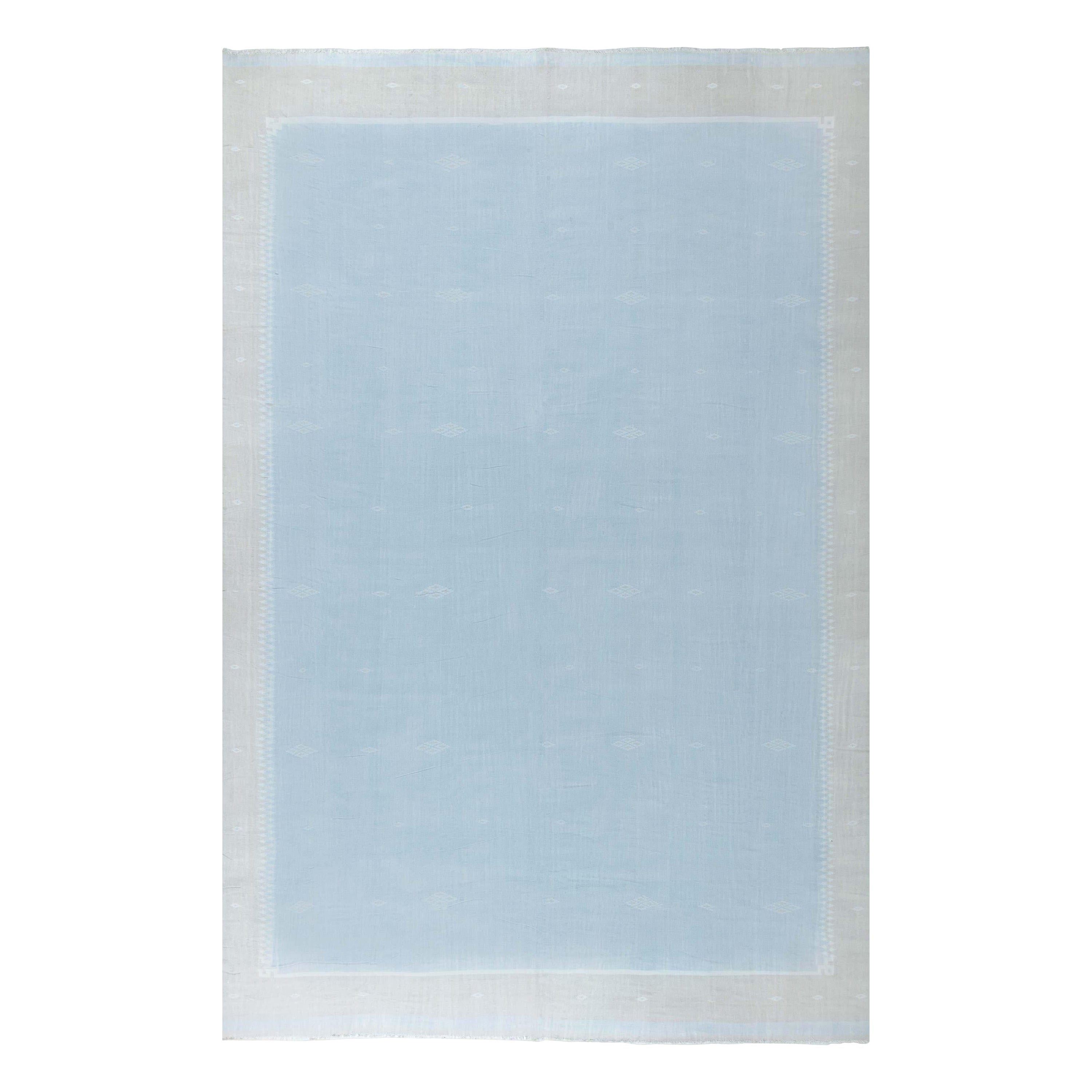 Blue Indian Rug at 1stDibs