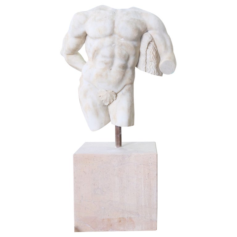 Life-size Roman Bust Sculpture, 20th Century For Sale at 1stDibs