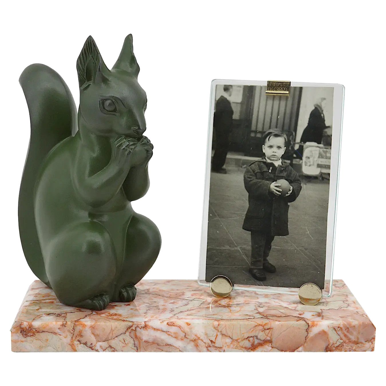 Marti Font French Art Deco Squirrel Photo Frame, circa 1930 For Sale at ...