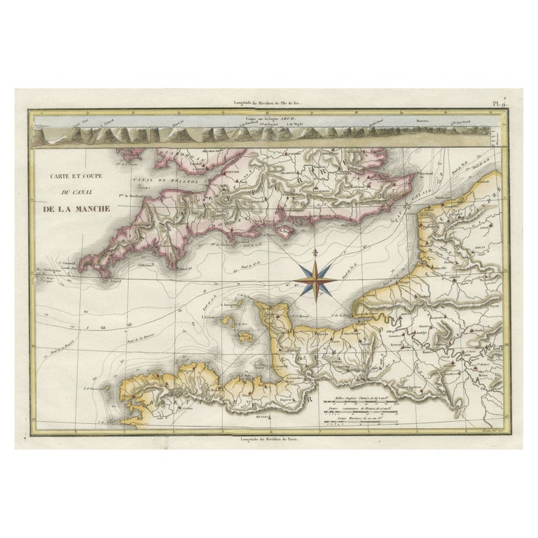 English Channel World Map