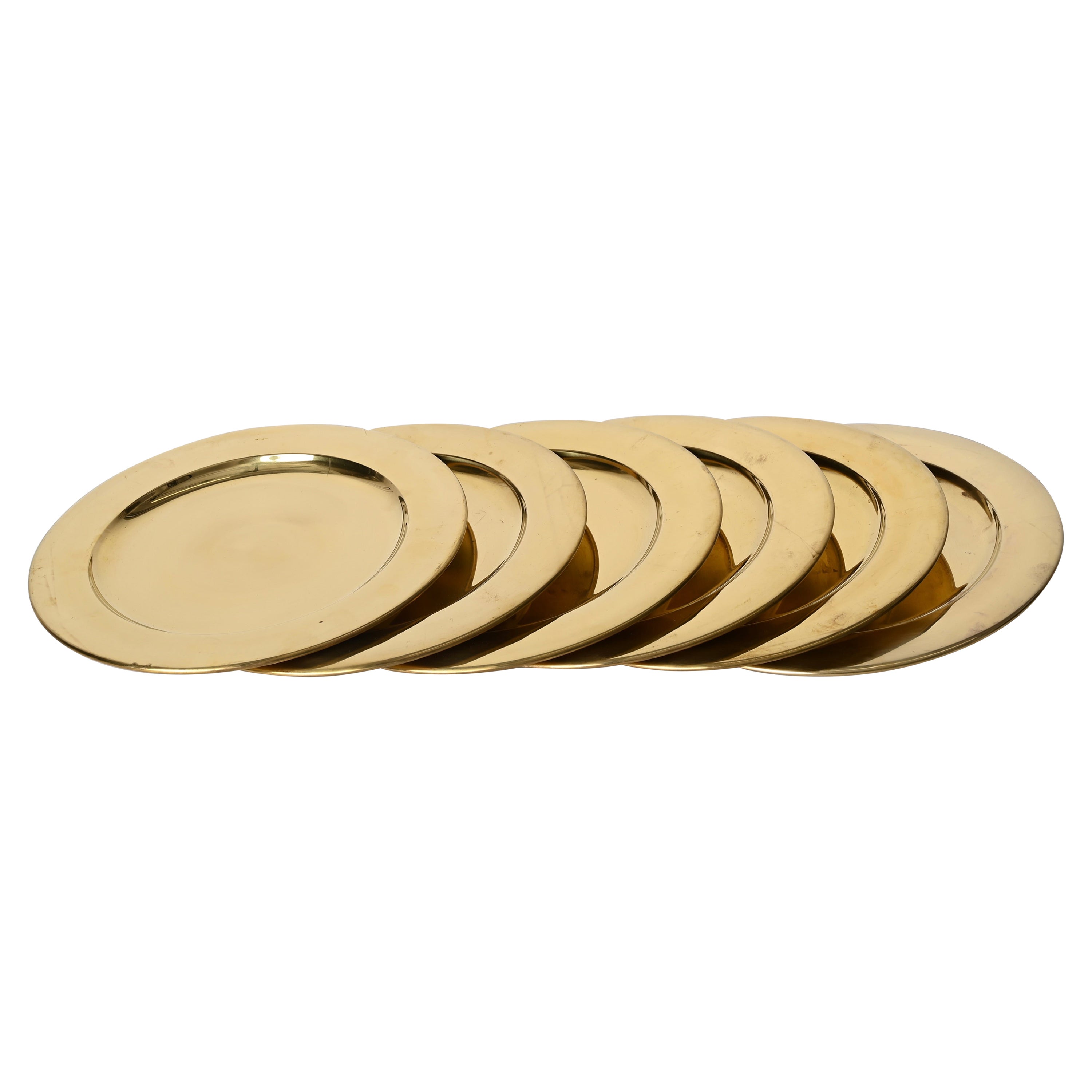 Decorative Italian Gilt Plate by Bucciarelli at 1stDibs