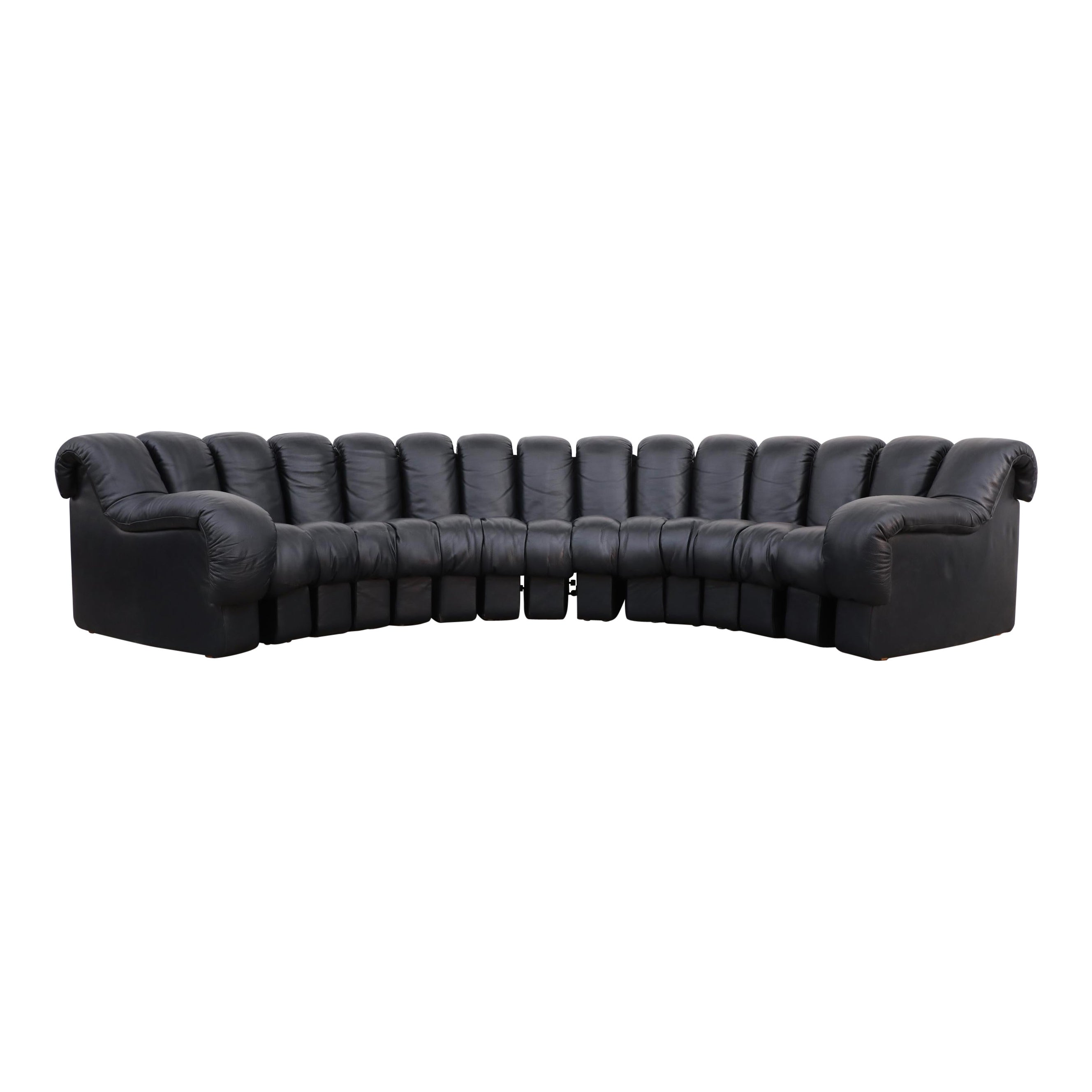 DeSede DS-600 “Non-stop” Modular Sofa in Espresso Leather and ...