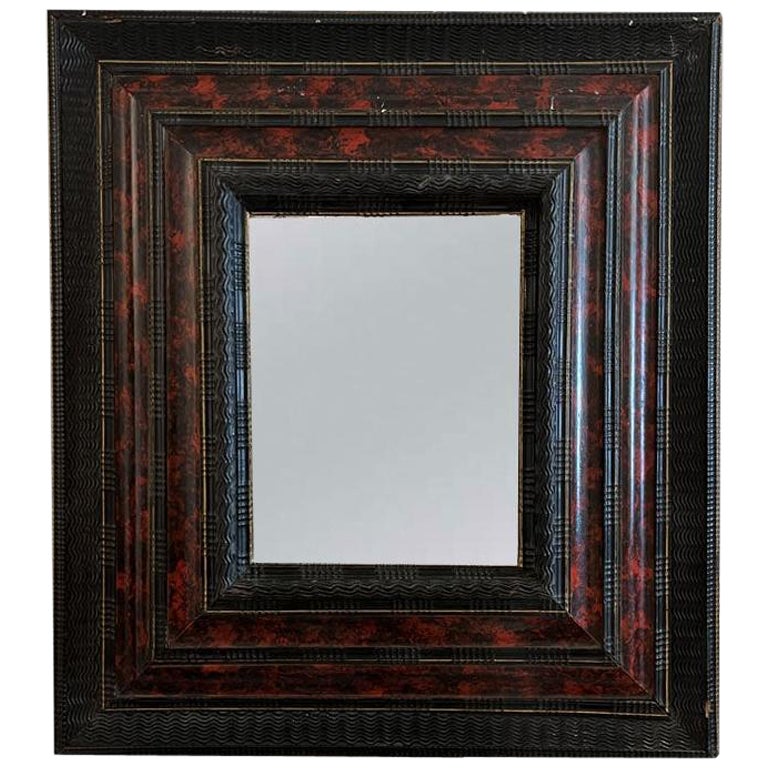 Outstanding Custom Faux Painted Tortoise Shell Mirror at 1stDibs