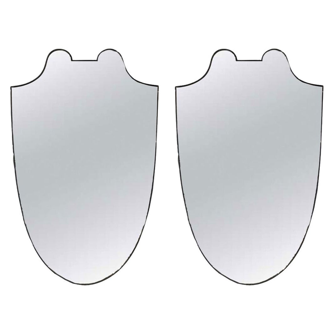 Italian Shield Mirror at 1stDibs | sheild mirror, antique shield mirror ...