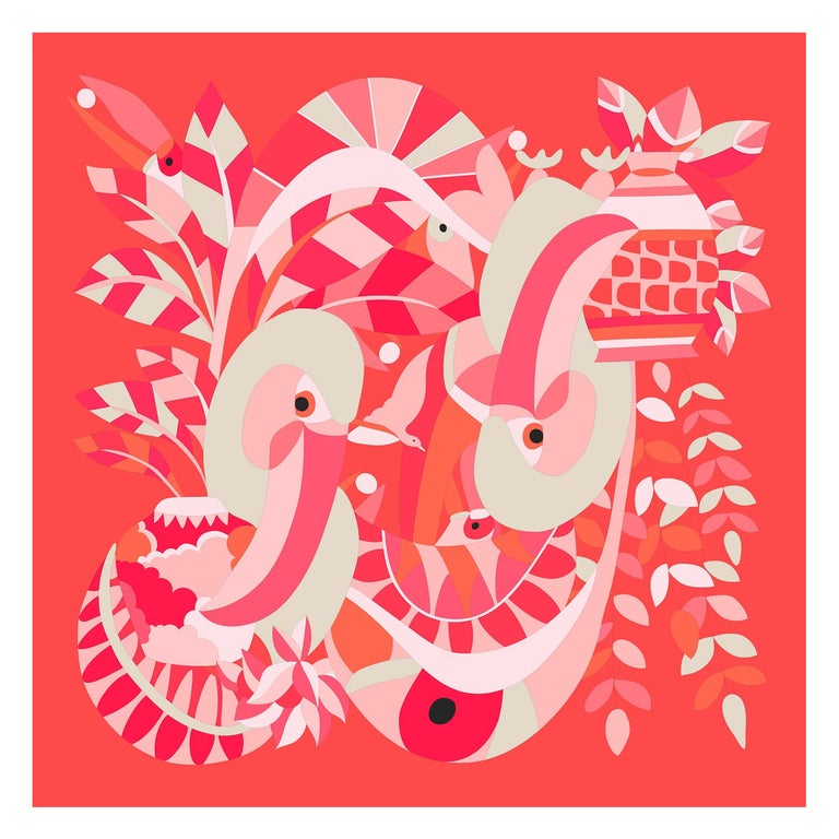 "Pink Toucan Eye" Art Print by Paloma Morand-Monteil for Alto Duo, 2022 ...