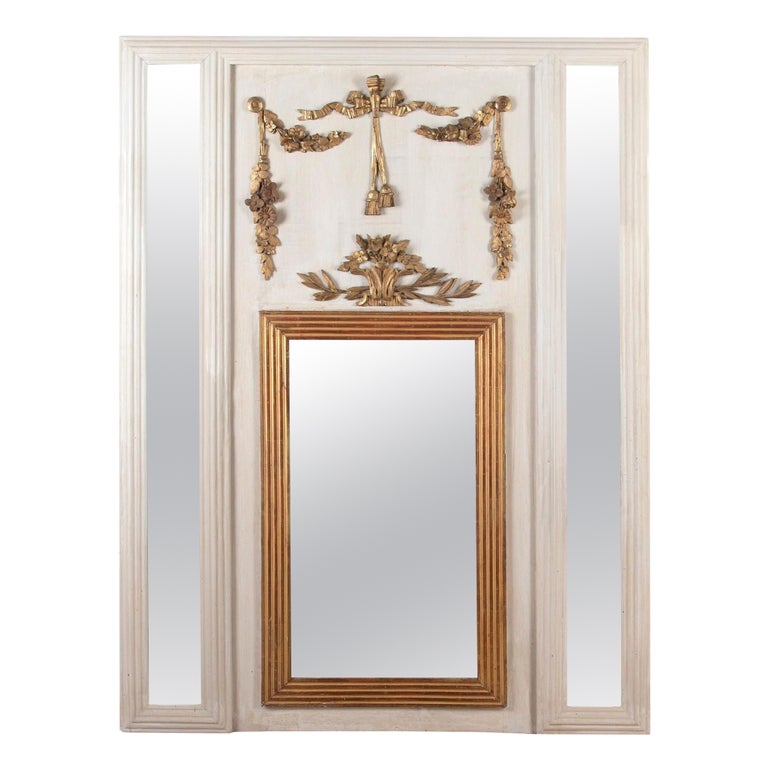 18th Century Reeded Mirror Panel For Sale at 1stDibs